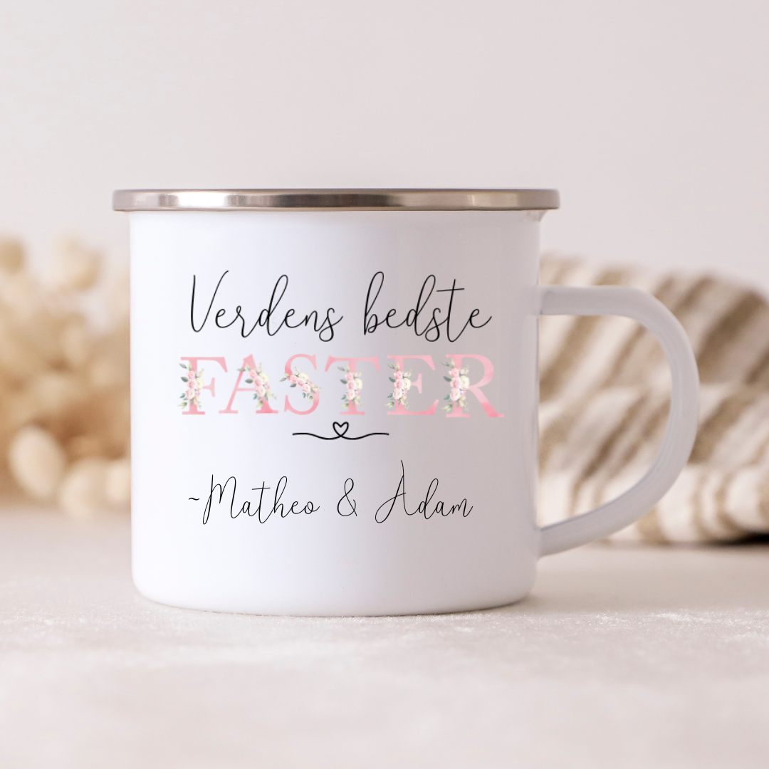 Kop med eget navn (Faster kop) – My Little Nordic